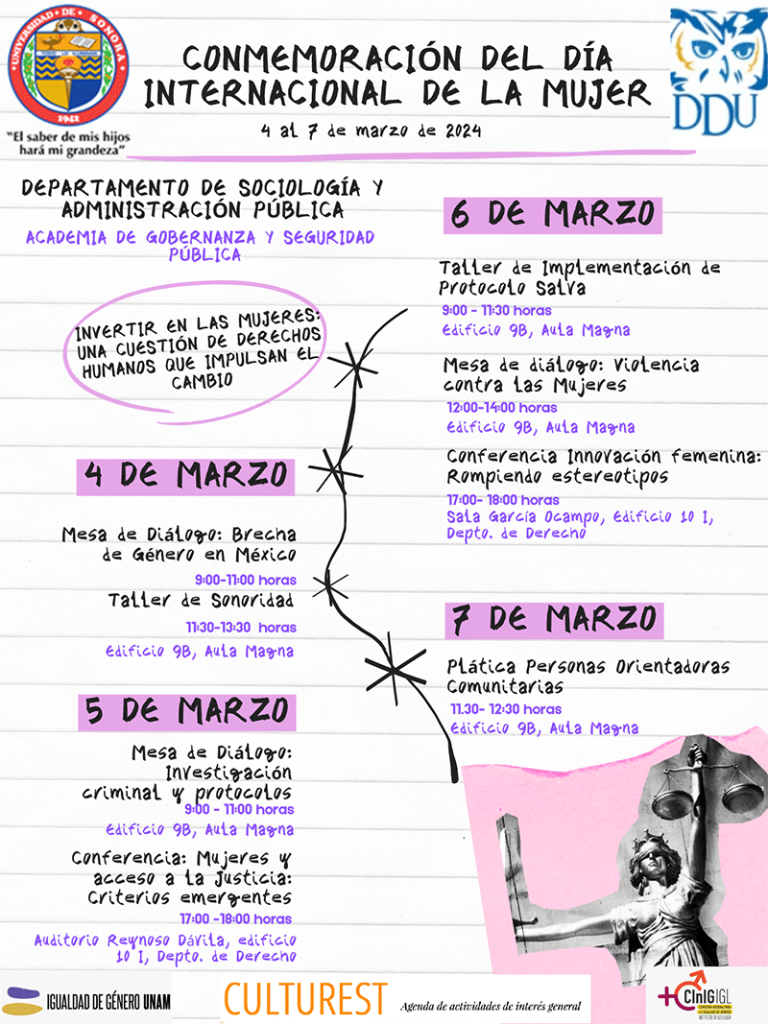 Conmemoración del día Internacional de la Mujer – Dirección ...